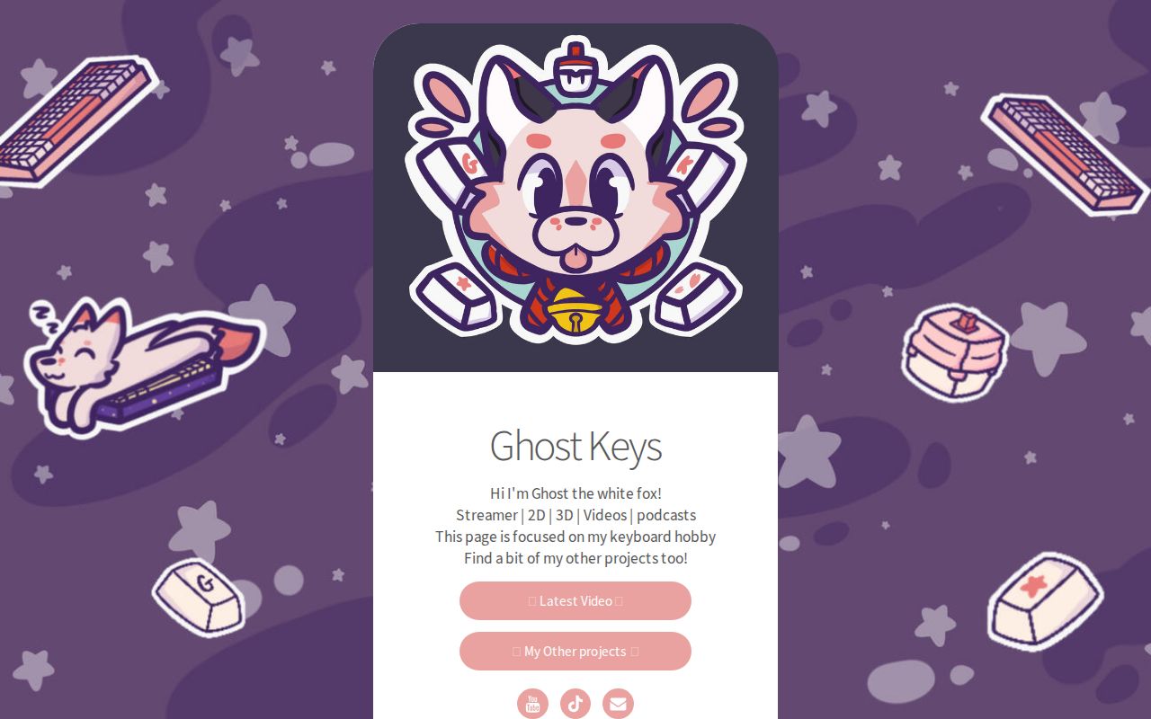 Ghost Keys Landing Page
